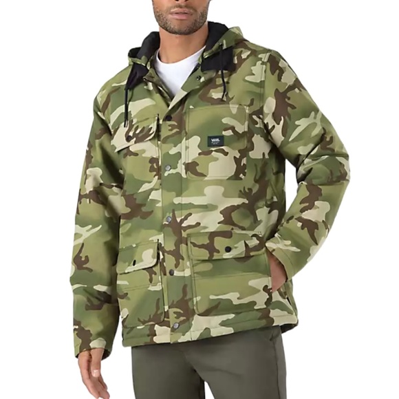 Vans | Jackets & Coats | Vans Drill Chore Coat Mte Mens Puffer Green ...